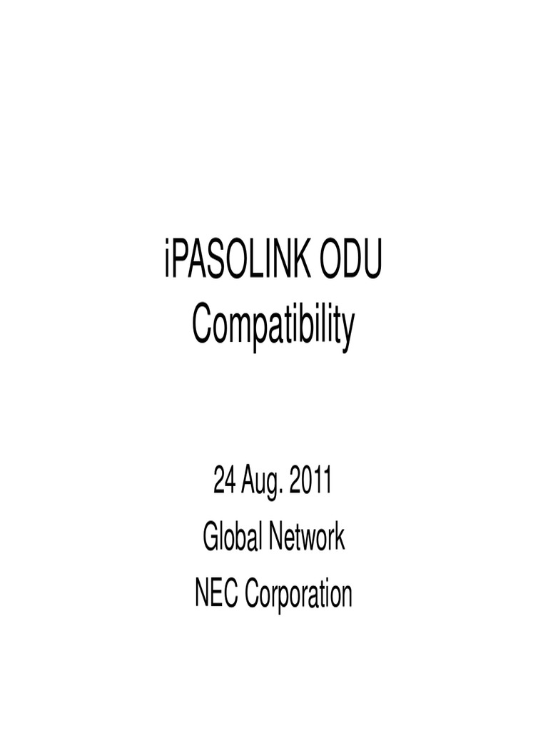 Ipaso Odu Compatibility PDF | PDF | Networks | Internet Architecture