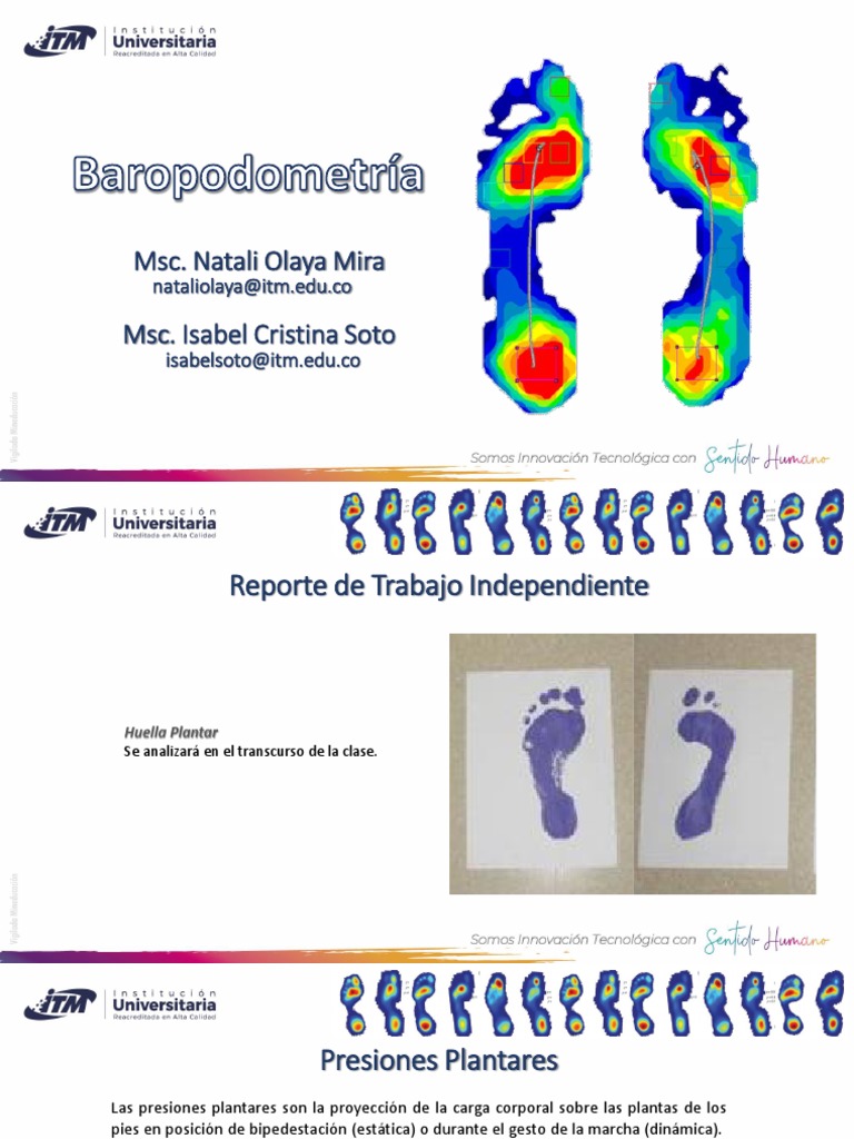 Clase N°2 y 3 Baropodometría | PDF | Pie | Peso