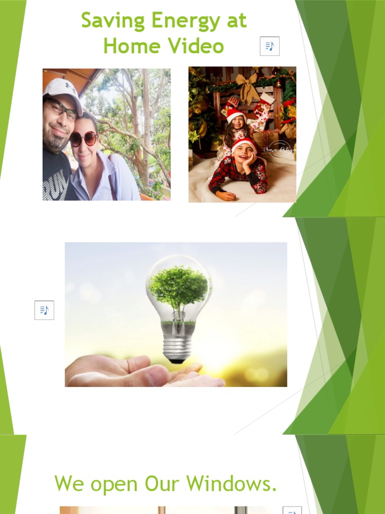 Saving Energy at Home Video | PDF