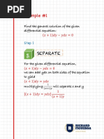 L5 Examples - Non-Exact Differential Equations | PDF | Equations ...