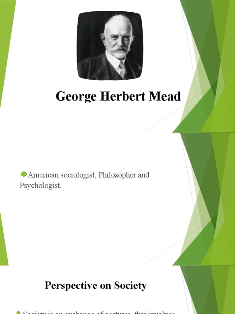 George Herbert Mead | PDF