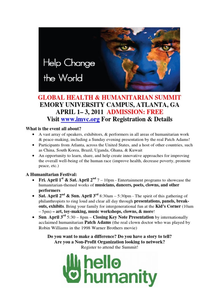 Global Humanitarian Flyer | PDF | Social Science | Travel