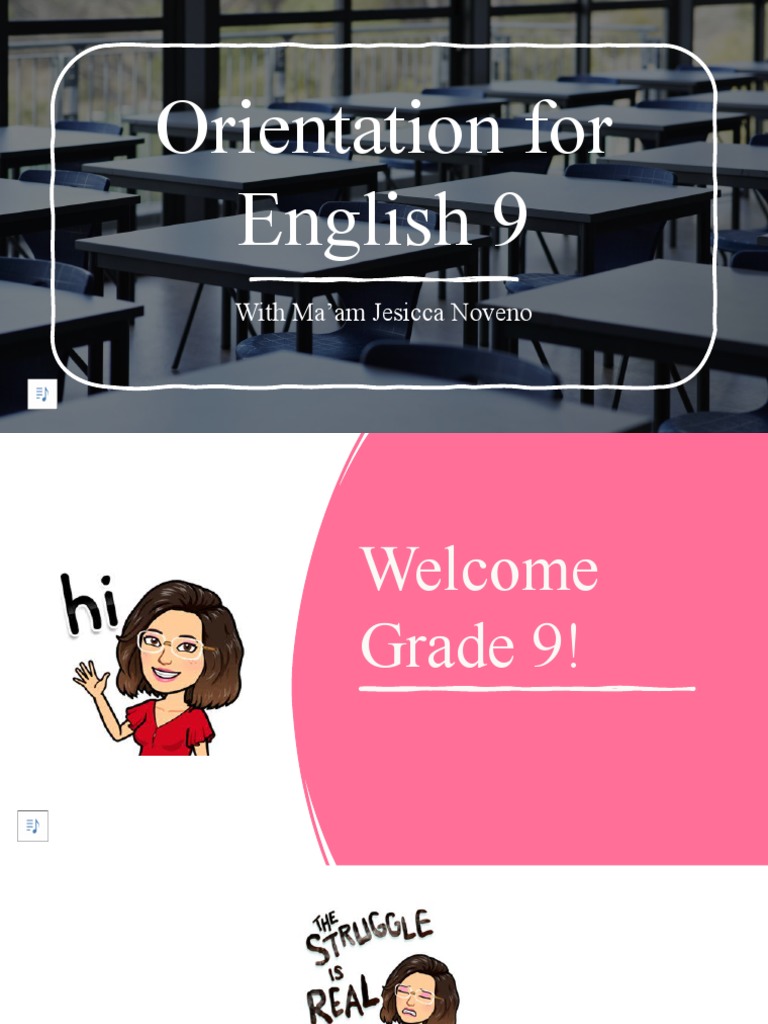 Orientation For English 9 | PDF | Literacy | Learning