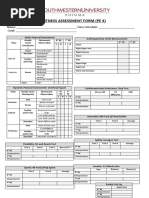 Tinetti Assessment Balance | PDF | Balance (Ability) | Foot