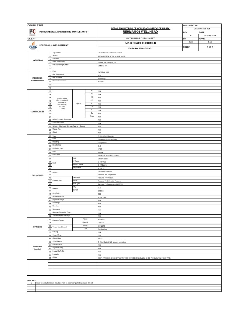 3 - Pen Chart Recorder | PDF | Pressure Measurement | Temperature