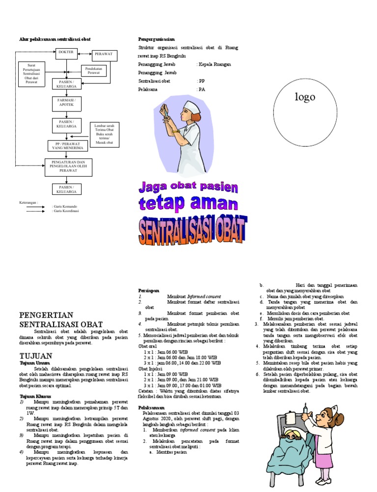 Leaflet Sentralisasi Obat | PDF | Kesehatan Holistik | Sains & Matematika