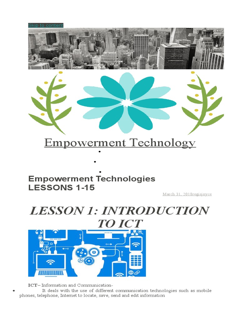 Empowerment Tech | PDF | World Wide Web | Internet & Web