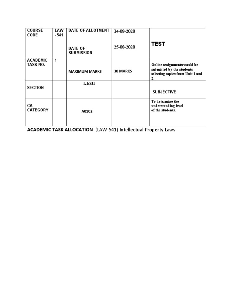 Maximum Marks 30 Marks | PDF
