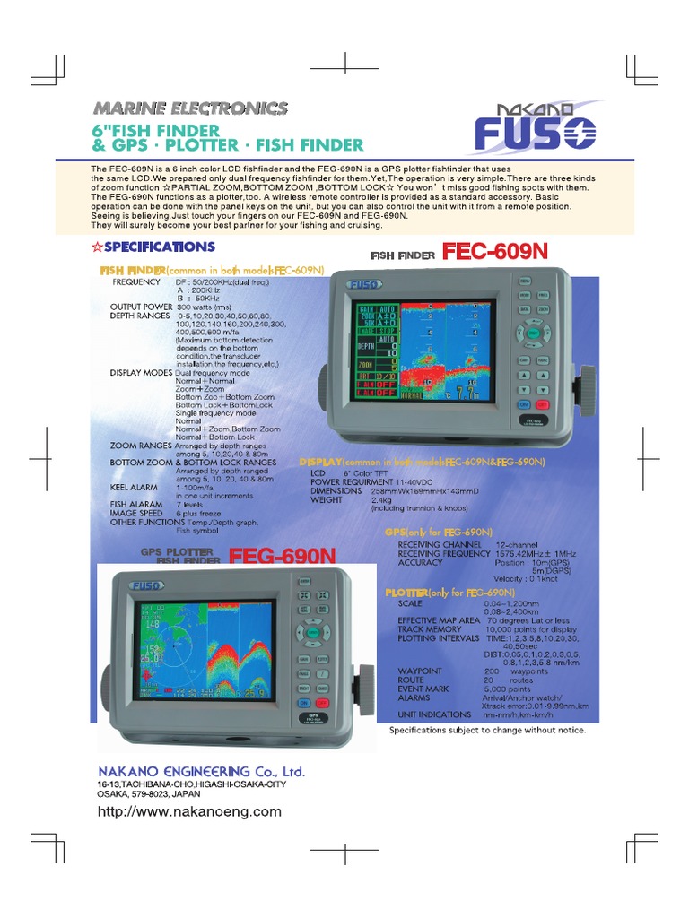 Fec-609n Feg-690n World | PDF