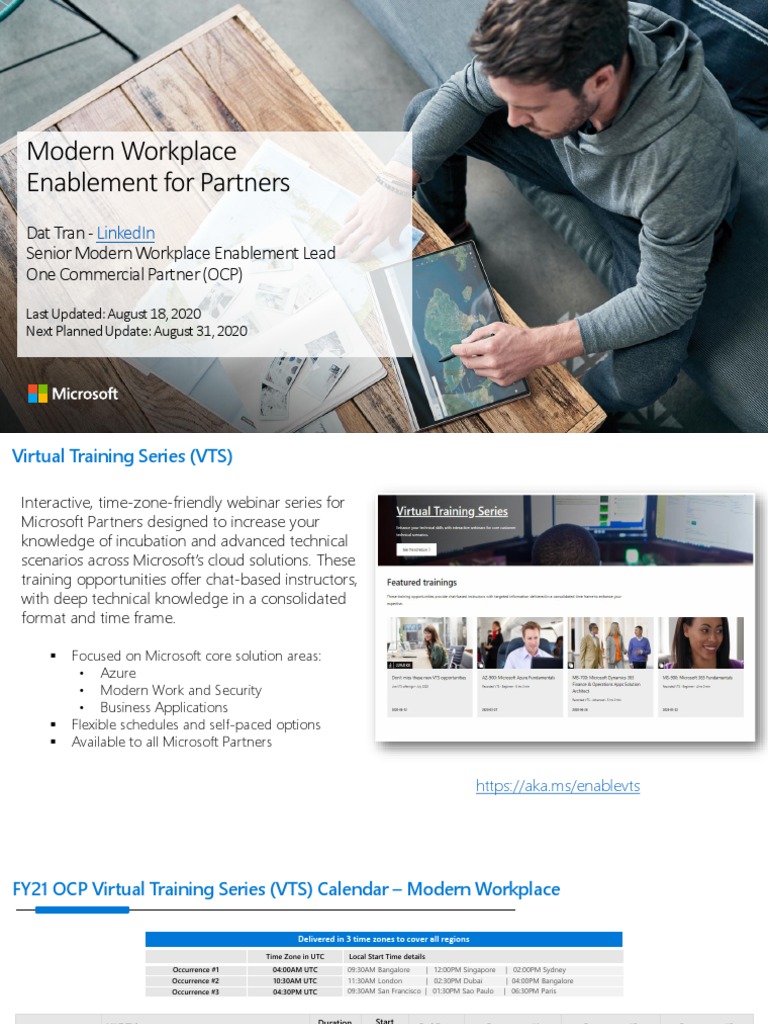 Modern Workplace Enablement Offerings | PDF | Microsoft Azure | Microsoft