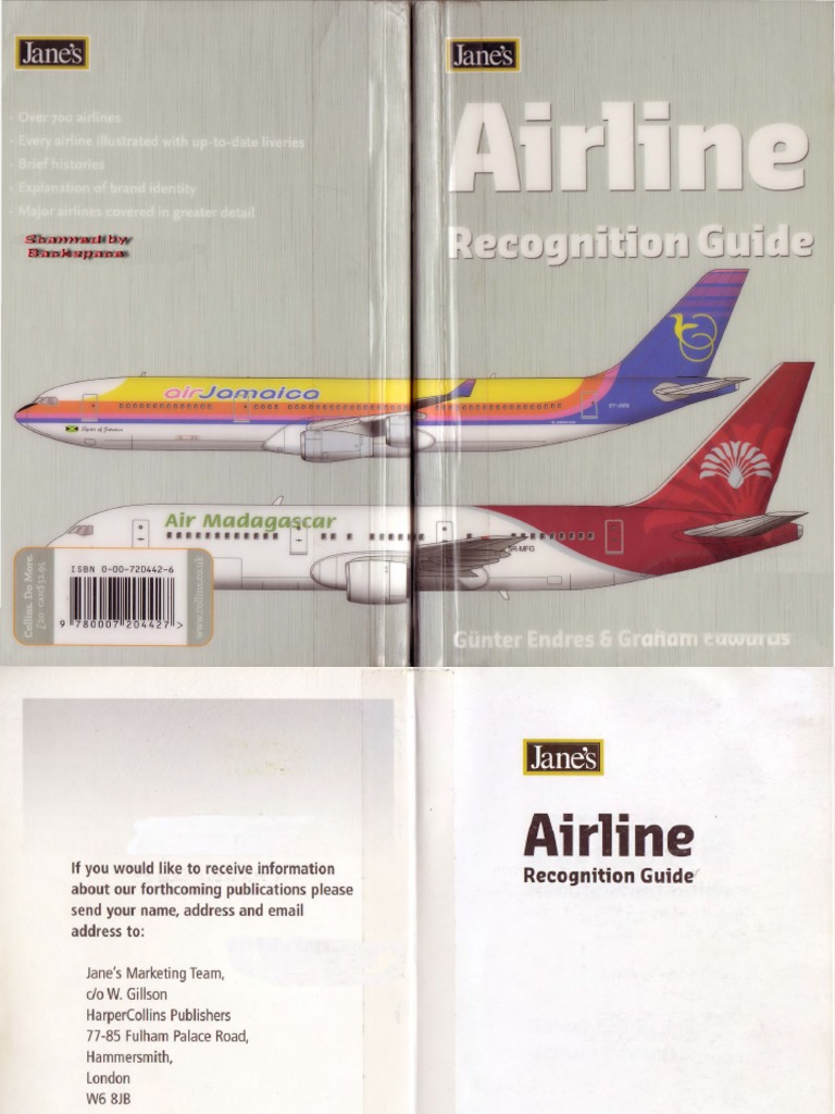 Airline Recognition Guide Jane's 2006 PDF | PDF | Continental Airlines ...