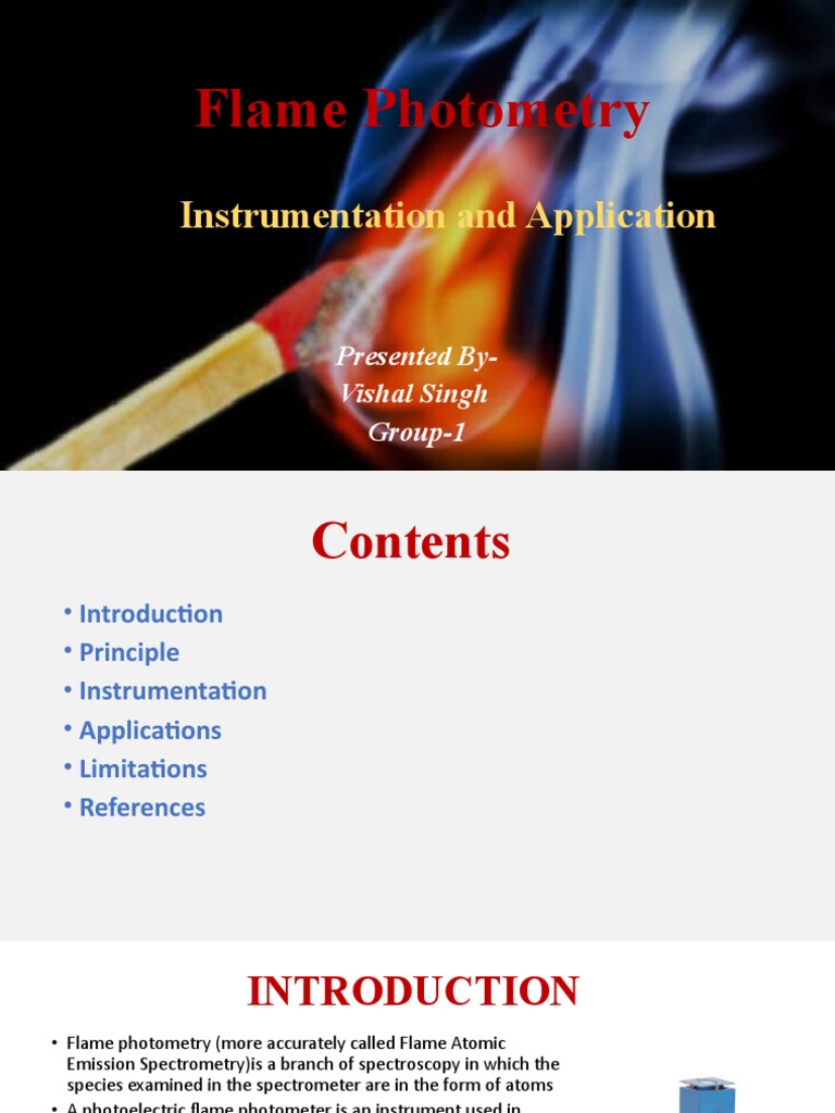 Flame Photometry: Principles & Applications | PDF | Emission Spectrum ...
