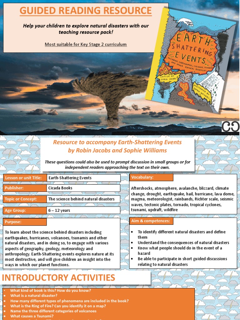 Earth-Shattering Events Teachers Resource | PDF | Natural Disasters ...
