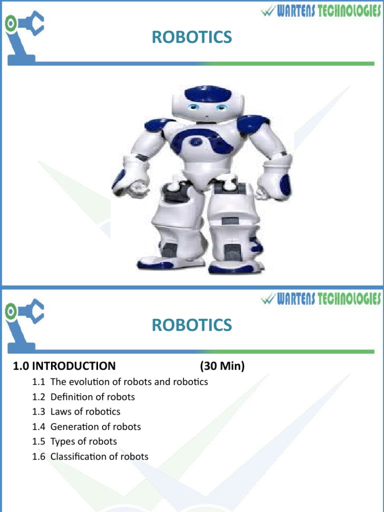 ROBOTICS | PDF | Robot | Robotics