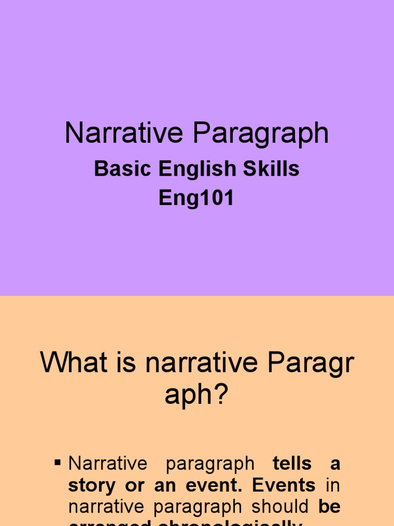 Narrative Paragraph-WPS Office | PDF | Sentence (Linguistics ...