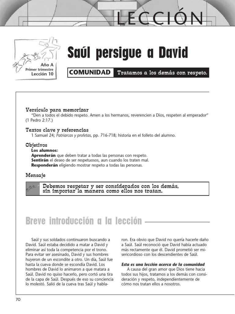 Clase Sobre Respeto | PDF | David | Saulo Clase Sobre Respeto | PDF | David | Saulo