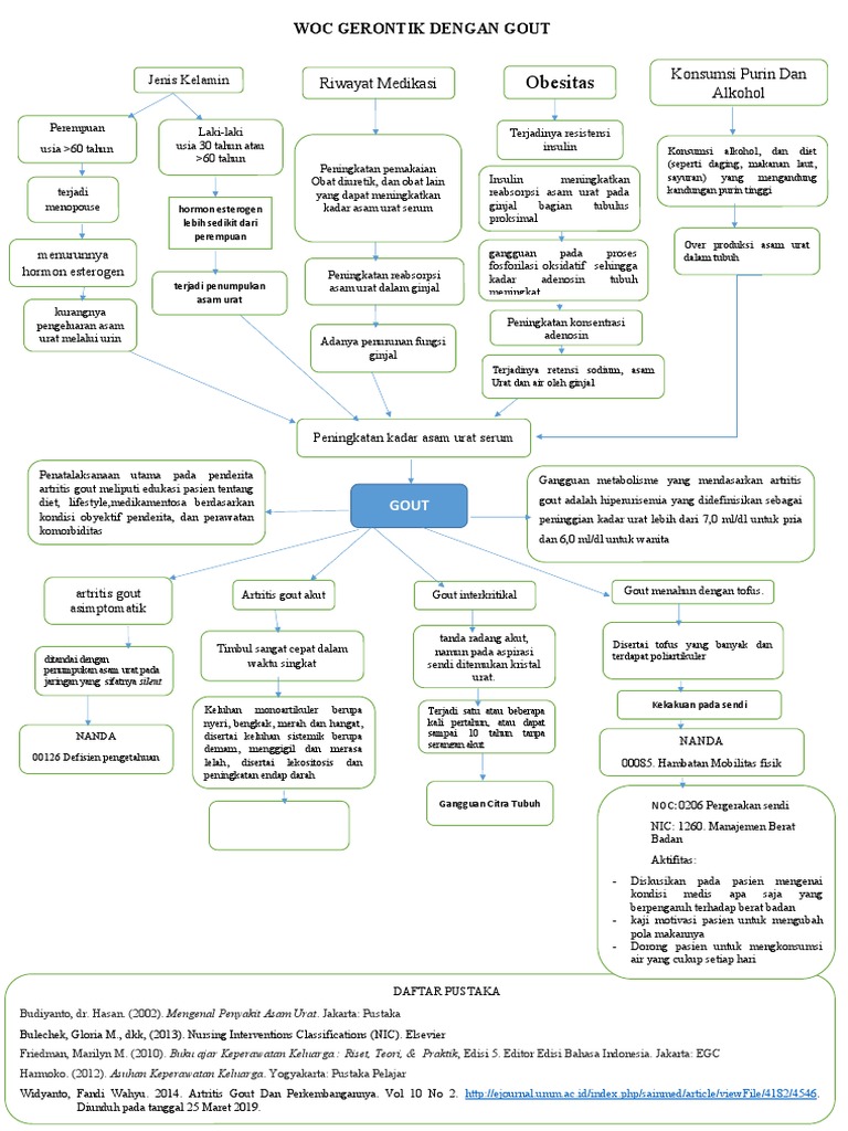 Woc Gerontik Dengan Gout | PDF