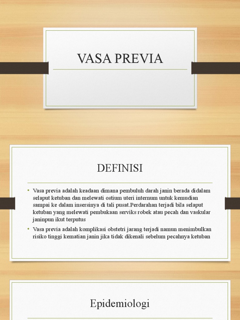Vasa Previa | PDF