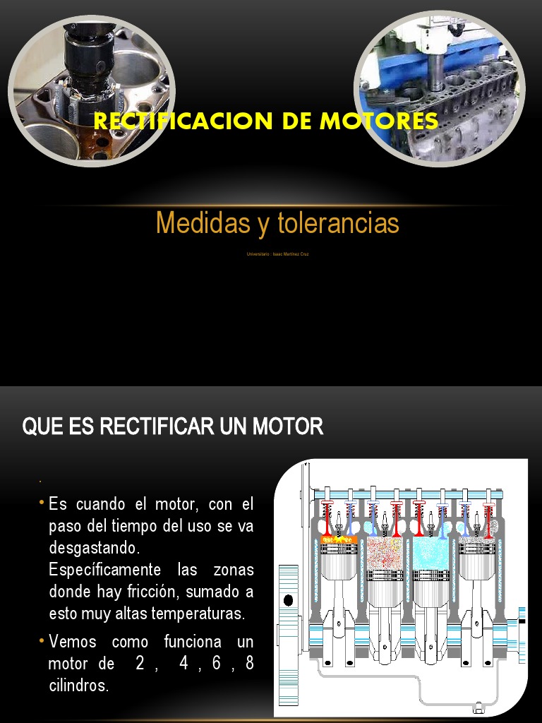 Rectificacion de Motores 1 | PDF | Pistón | Cilindro (motor)