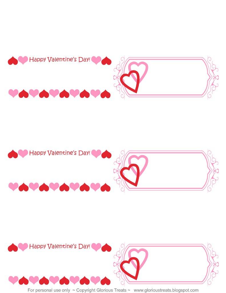 Valentine's Treat Bag Labels | PDF