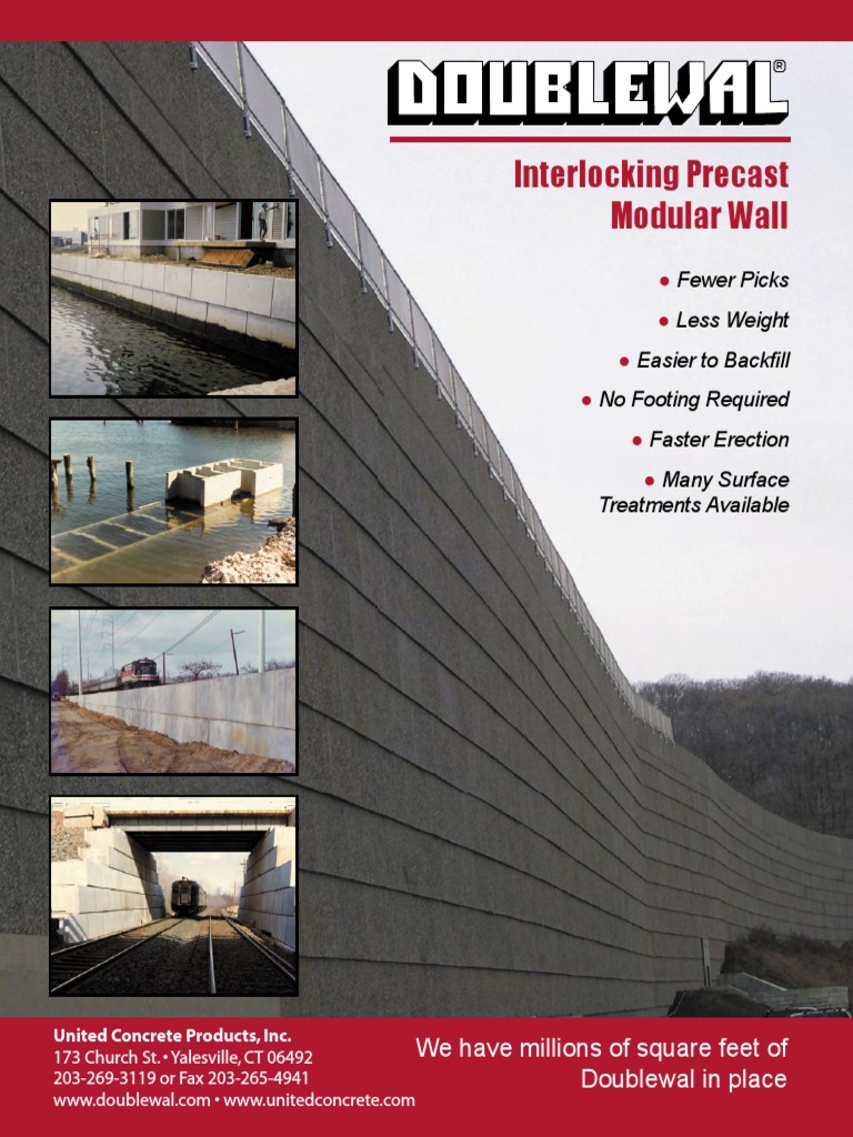 Interlocking Precast Modular Wall: We Have Millions of Square Feet of ...