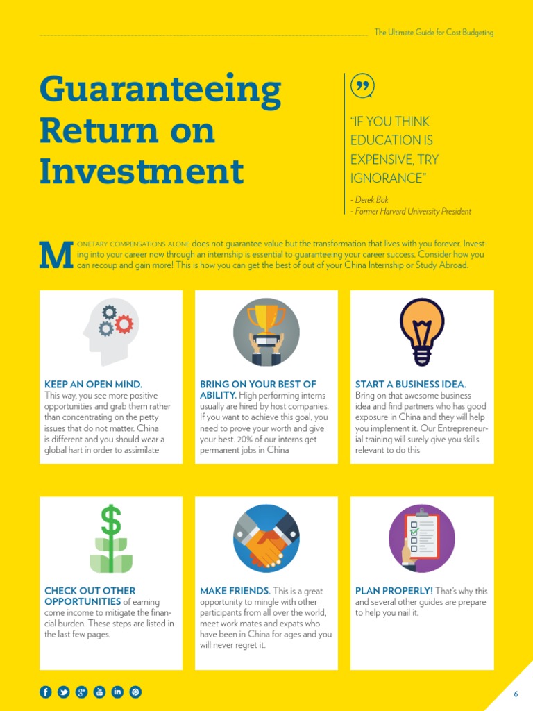 Ultimate Guide For Internship Cost Budgeting - Parte2 | PDF | Expense ...