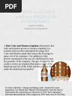 Diet Coke and Mentos Reaction Study | PDF | Experiment | Physical Sciences