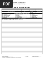 Daily Occurrence Book | PDF