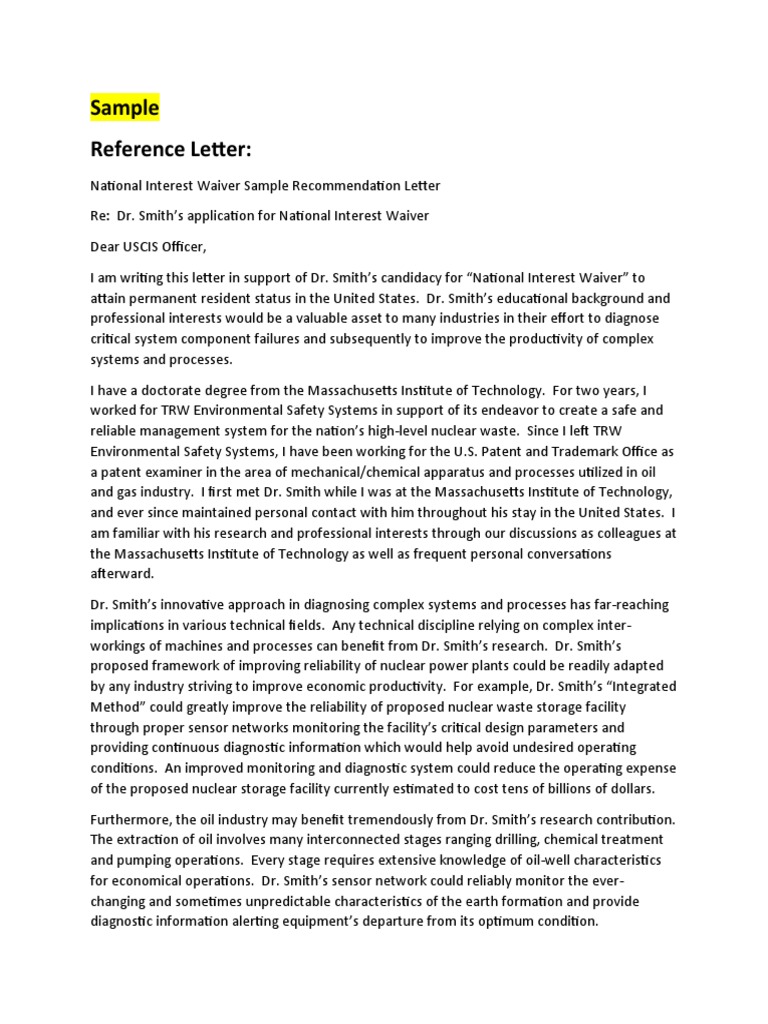 Sample Reference Letter | PDF | Reliability Engineering | Extraction Of ...