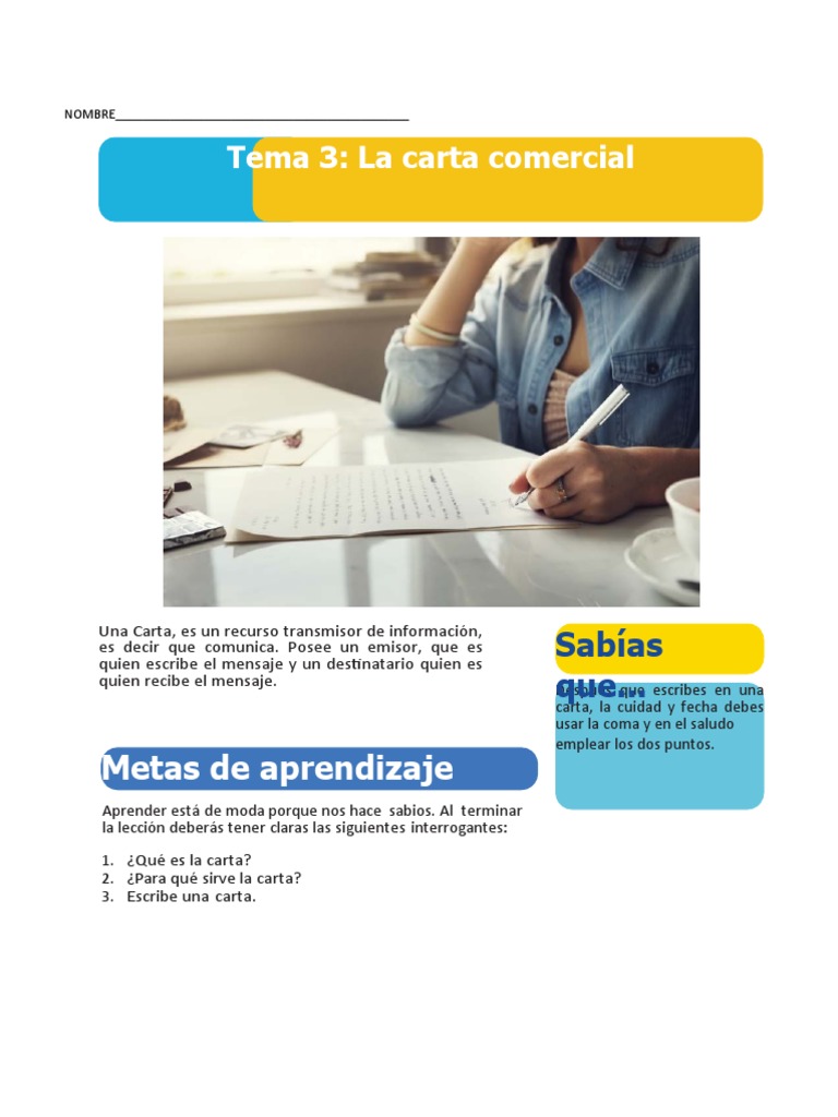 La Carta Comercial | PDF | Comunicación | Amor