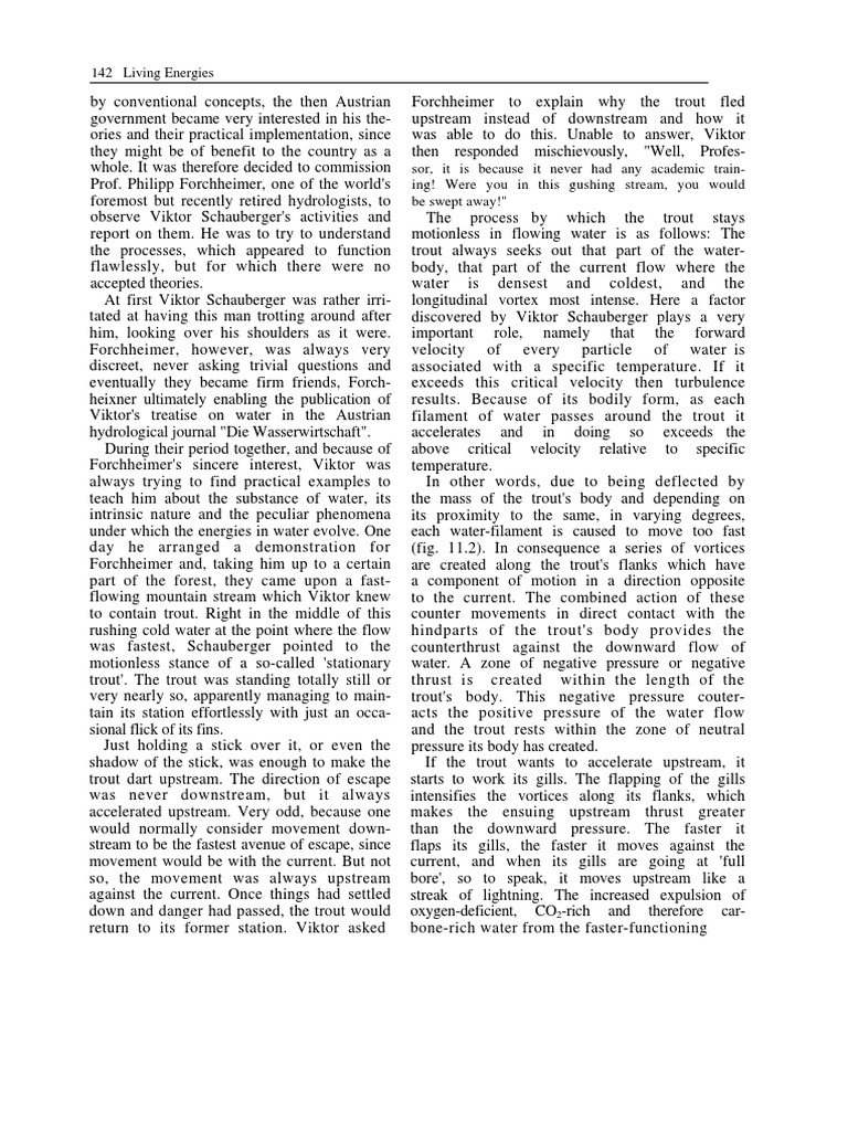 Viktor Schauberger Living Energies With Callum Coats 148 312 PDF | PDF ...