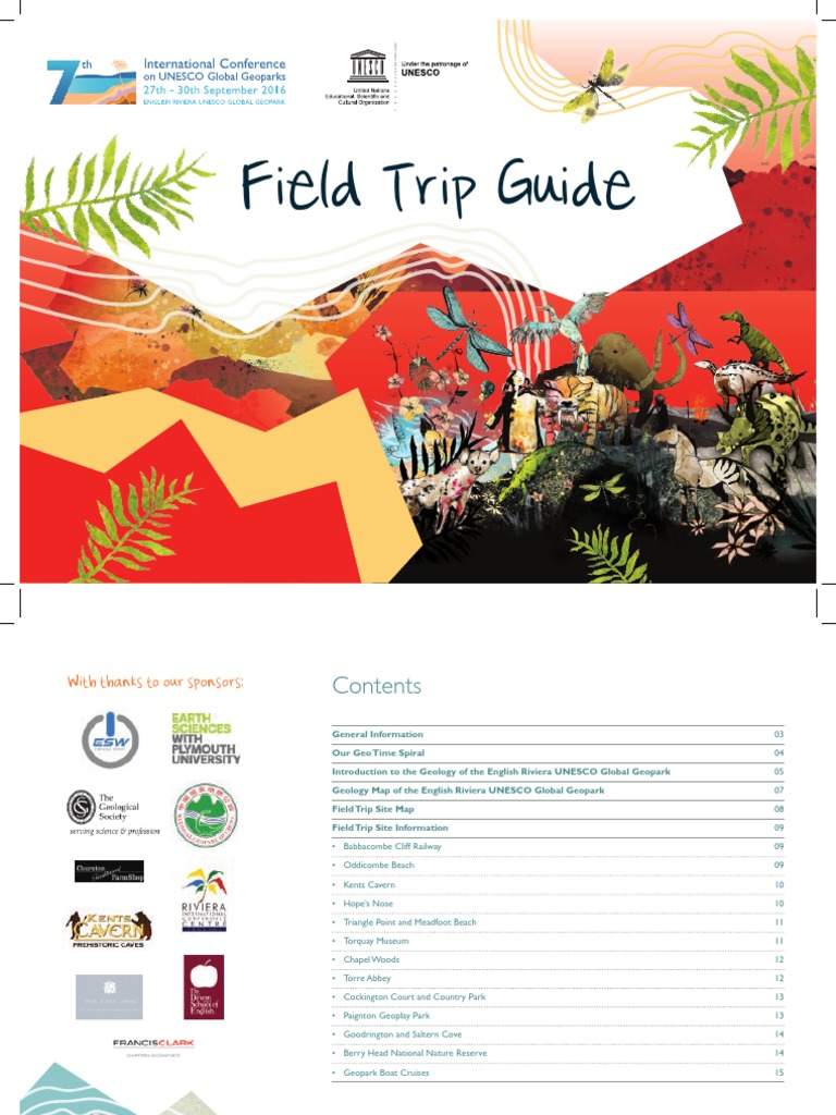 GEO FIELDTRIPGUIDE16pp V7 | PDF | Earth Sciences | Geology