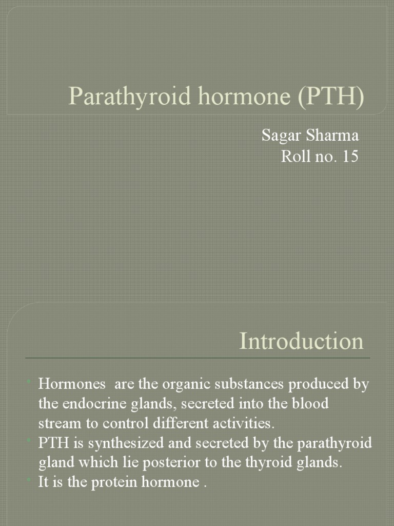 Parathyroid Hormone | PDF