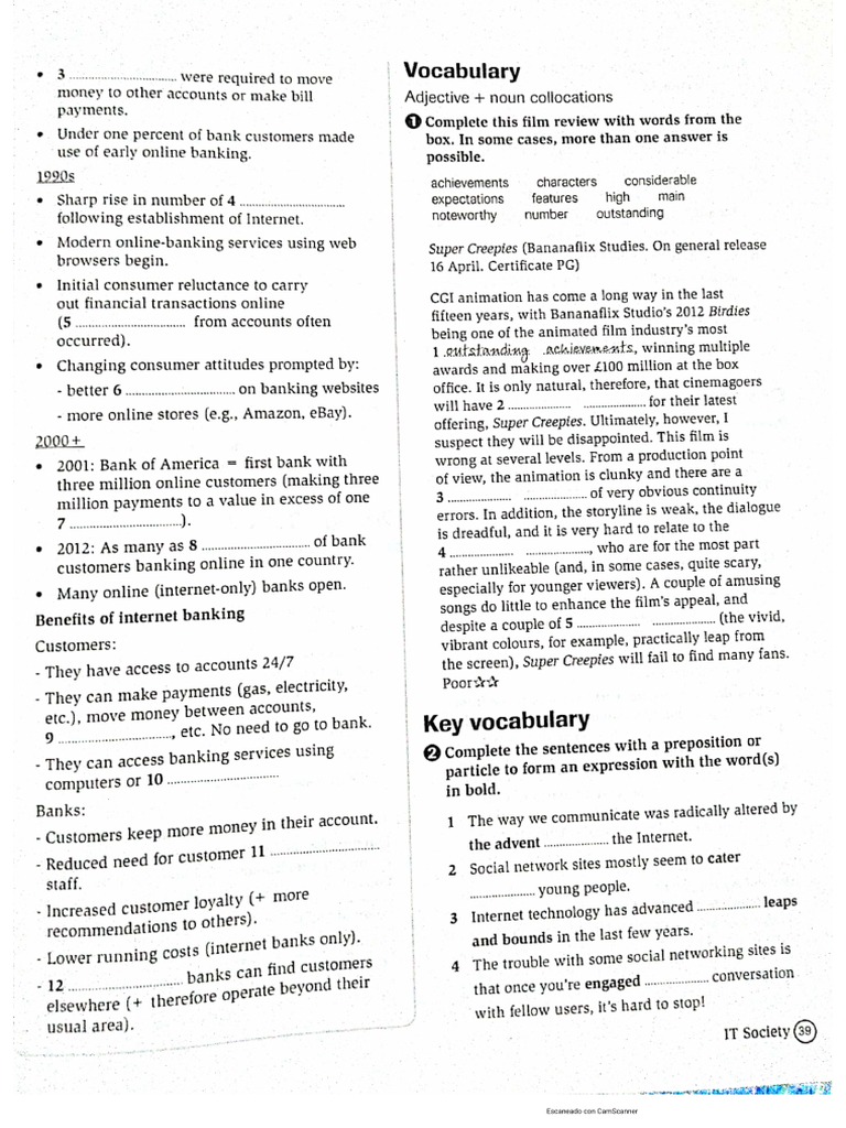 Practice - Referencing, Voc and Writing | PDF