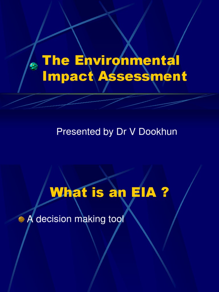 EIA Notes 1 PDF | PDF | Environmental Impact Assessment | Environmental ...