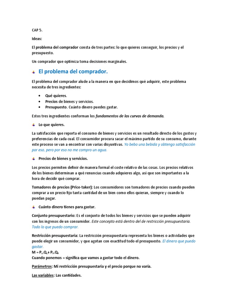 Cap 5 Resumen Acemoglu | PDF | Elasticidad (economía) | Oferta y demanda