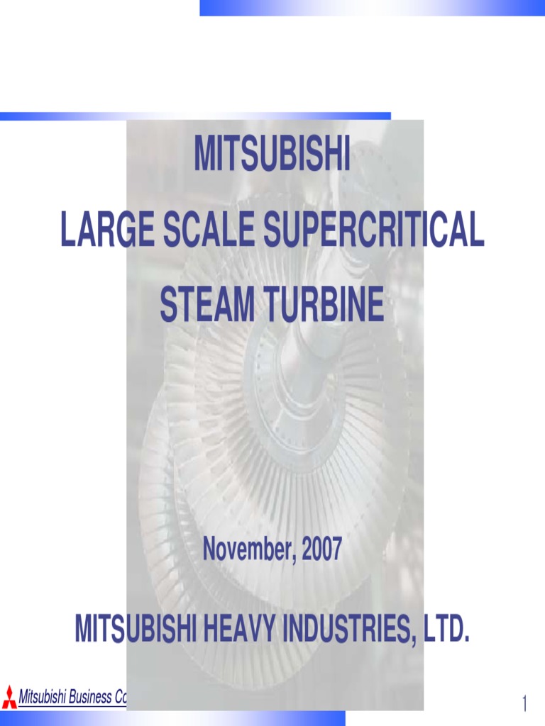 MHI Turbine (Main) | PDF | Turbine | Machines