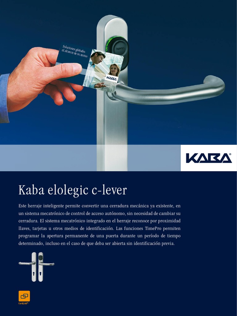 Kaba - Elolegic C Lever | PDF | Informática y tecnología de la ...