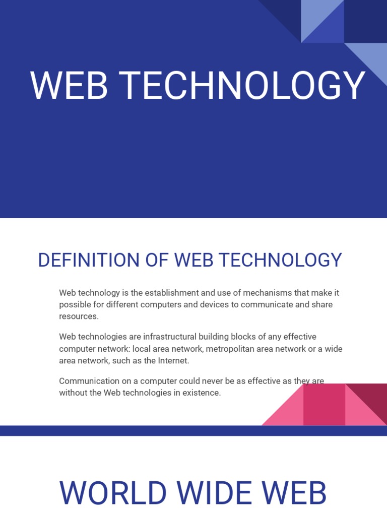 Web Technology | PDF