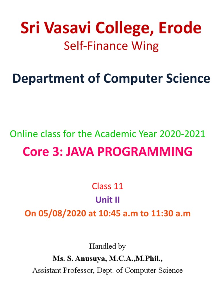 Java Unit II - 05-8 Decision Looping | PDF | Control Flow | Theoretical Computer Science