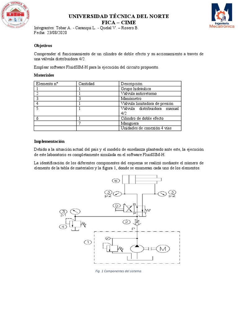 Práctica Fluidsim H Pdf Solenoide Software