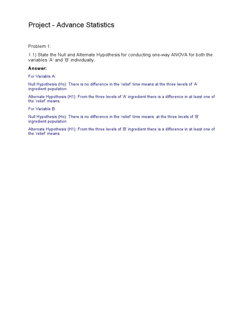 Project - Advanced Statistics - Final-1 | PDF | Principal Component Analysis | Covariance