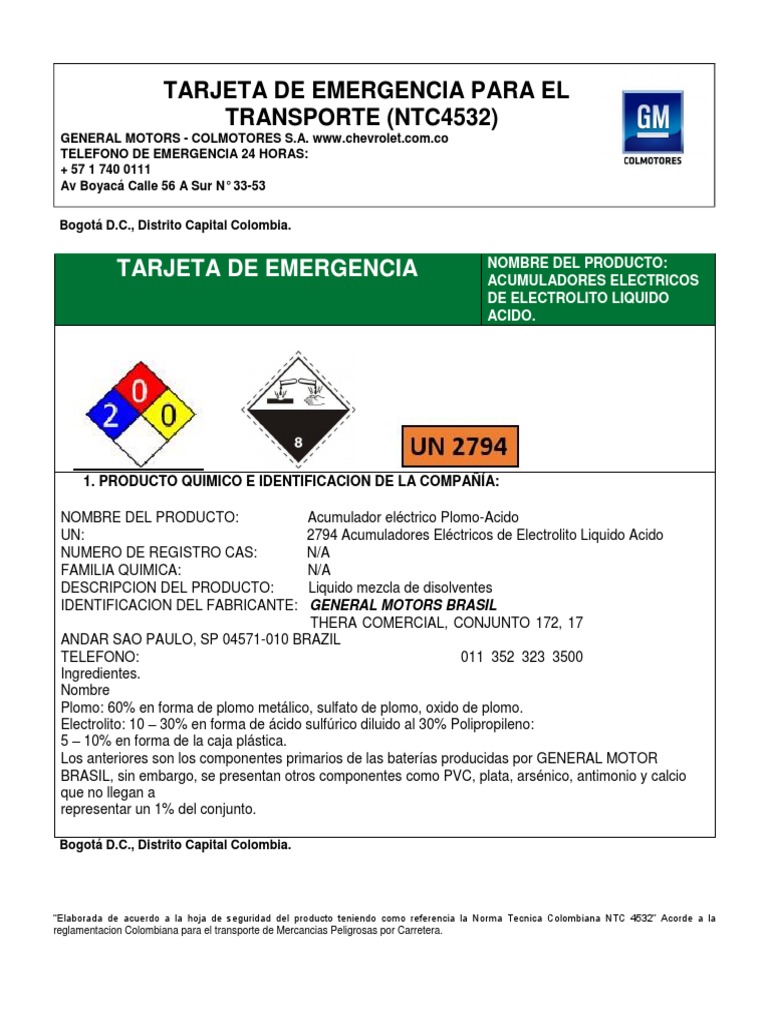 Un 2794 GM Brasil PDF | PDF | Dirigir | Agua