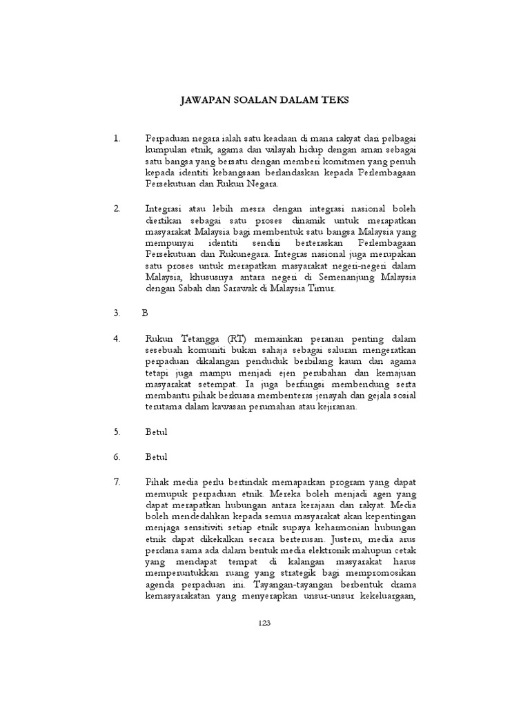 Jawapan Latihan Pdf