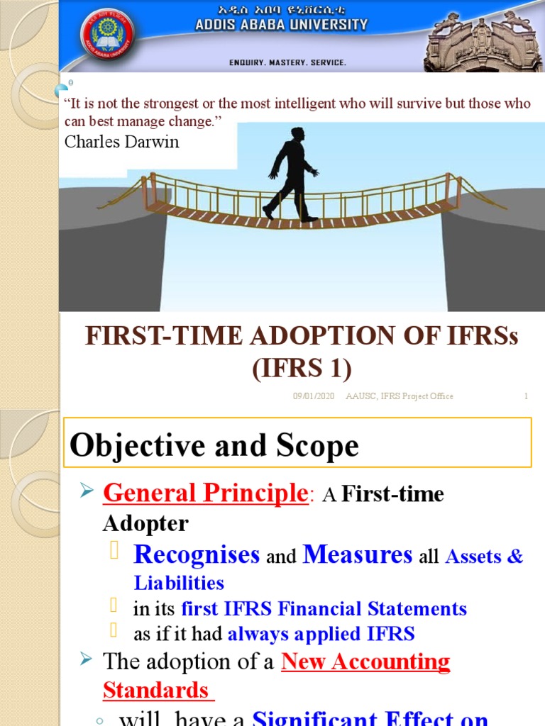1 - Ifrs 1-First-Time Adoption of Ifrs | PDF | International Financial ...