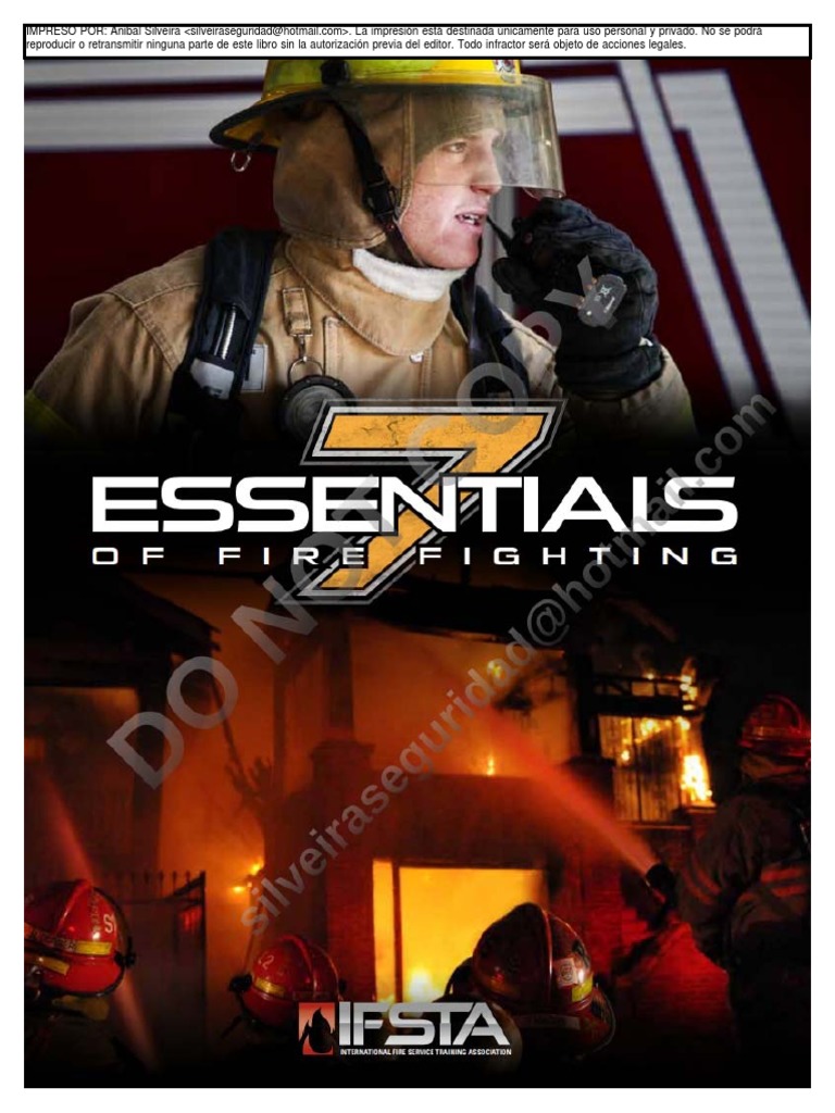 Essentials of Fire Fighting, 7th Edition | PDF