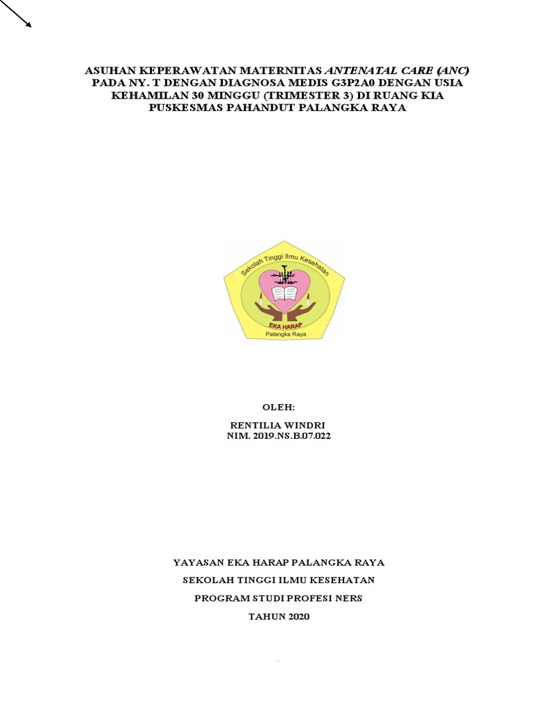 Asuhan Keperawatan ANC Trimester 3 Ny. T | PDF