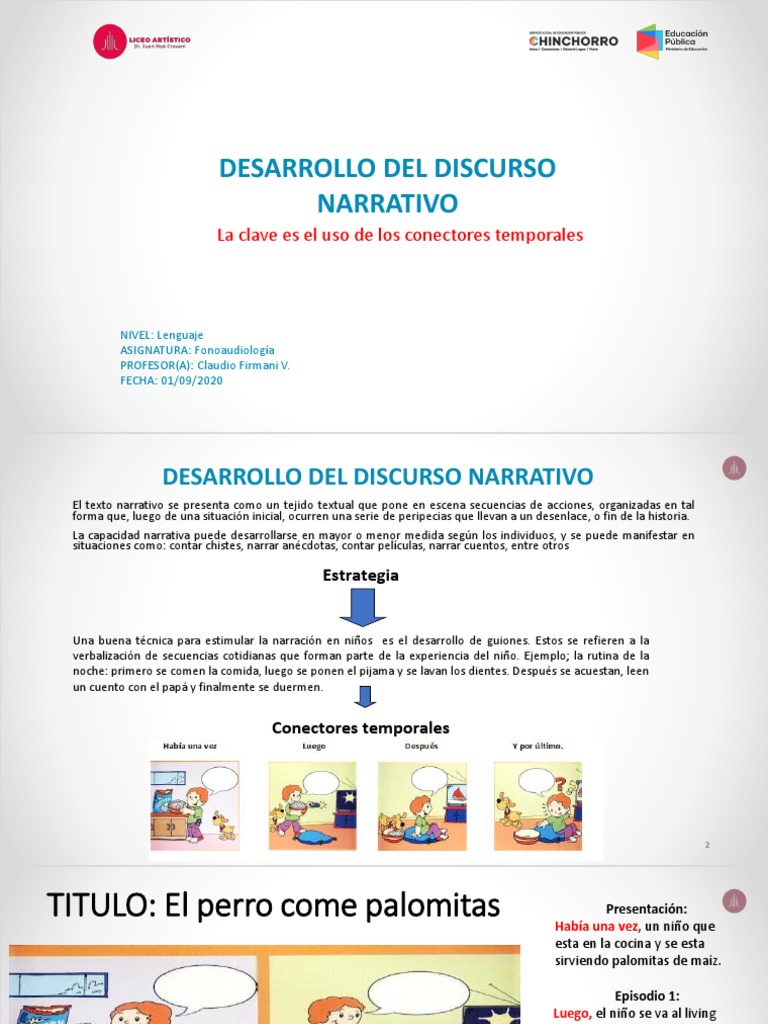 Ejercicios de Discurso Narrativo | PDF | Narrativa