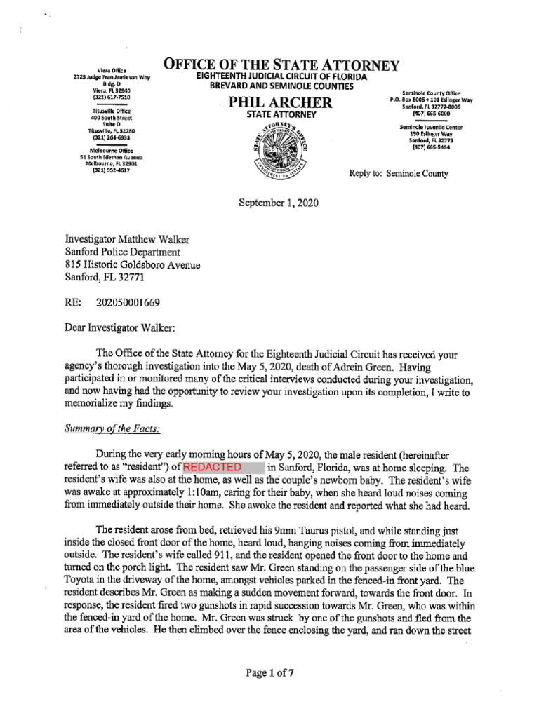 Phil Archer Letter | PDF