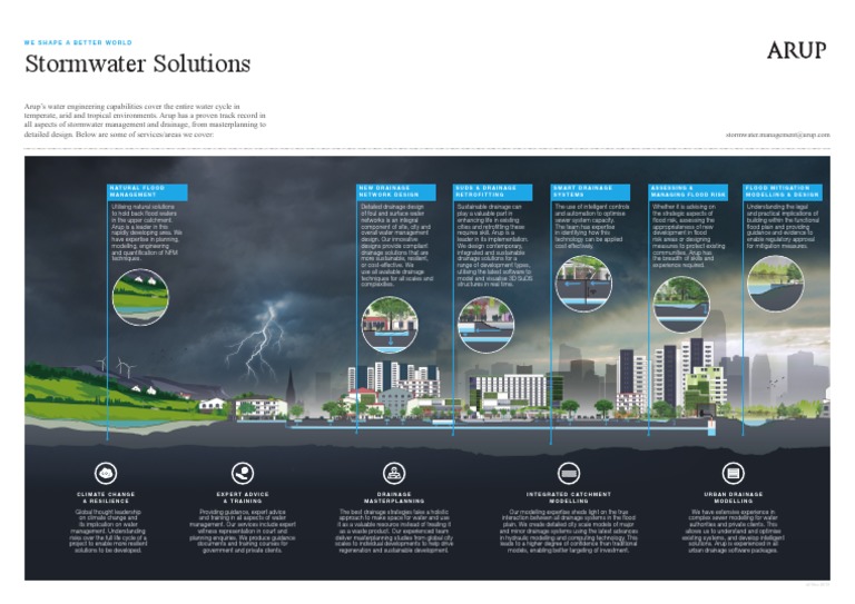 Arup Stormwater Solutions | PDF | Flood | Stormwater